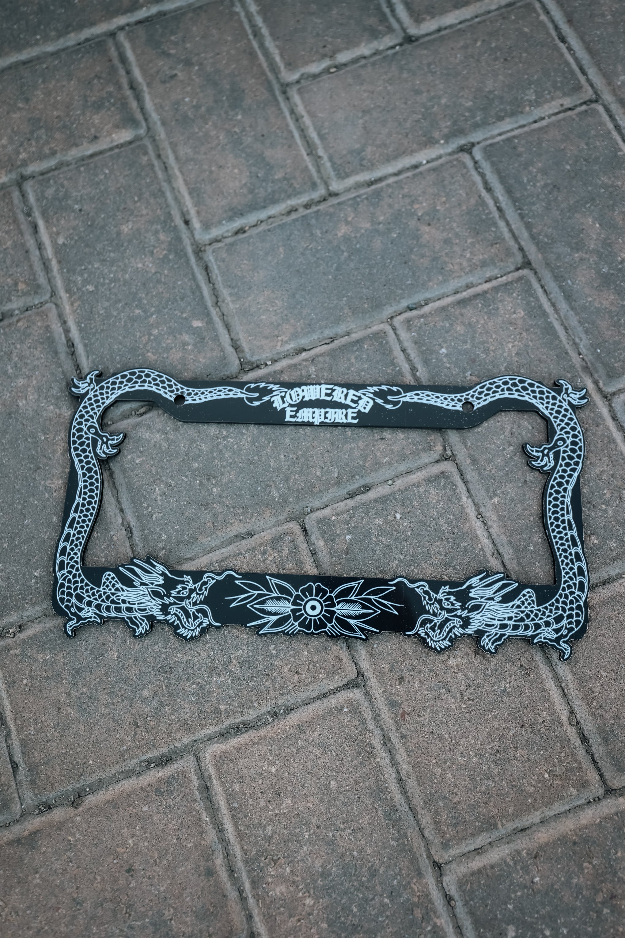 Japanese Dragon Acrylic License Plate Frames – Loweredempire